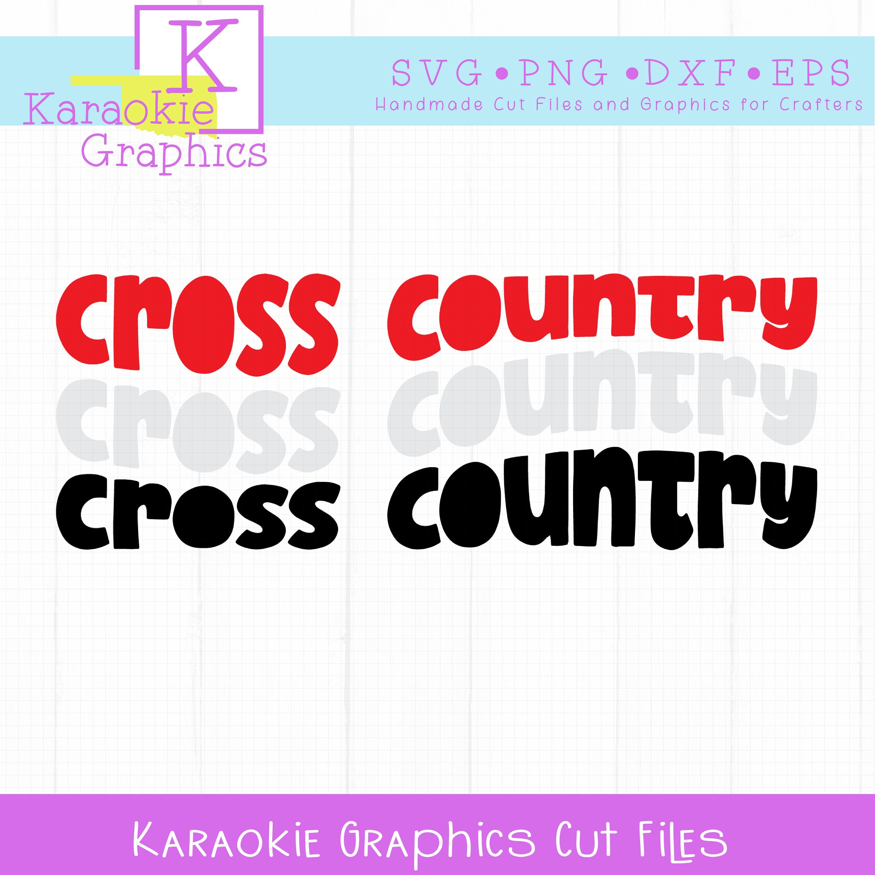 Wavy Cross Country SVG Cross Country Mom SVG XC Svg Runner - Etsy