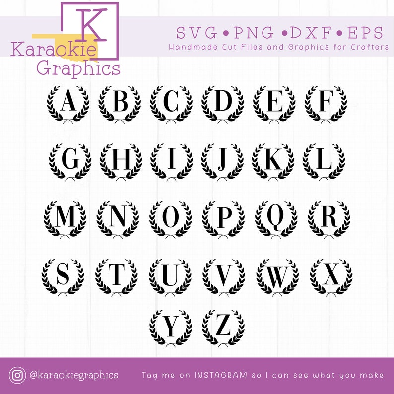 Round Monogram Background for Acrylic Keychains Bundle | Etsy