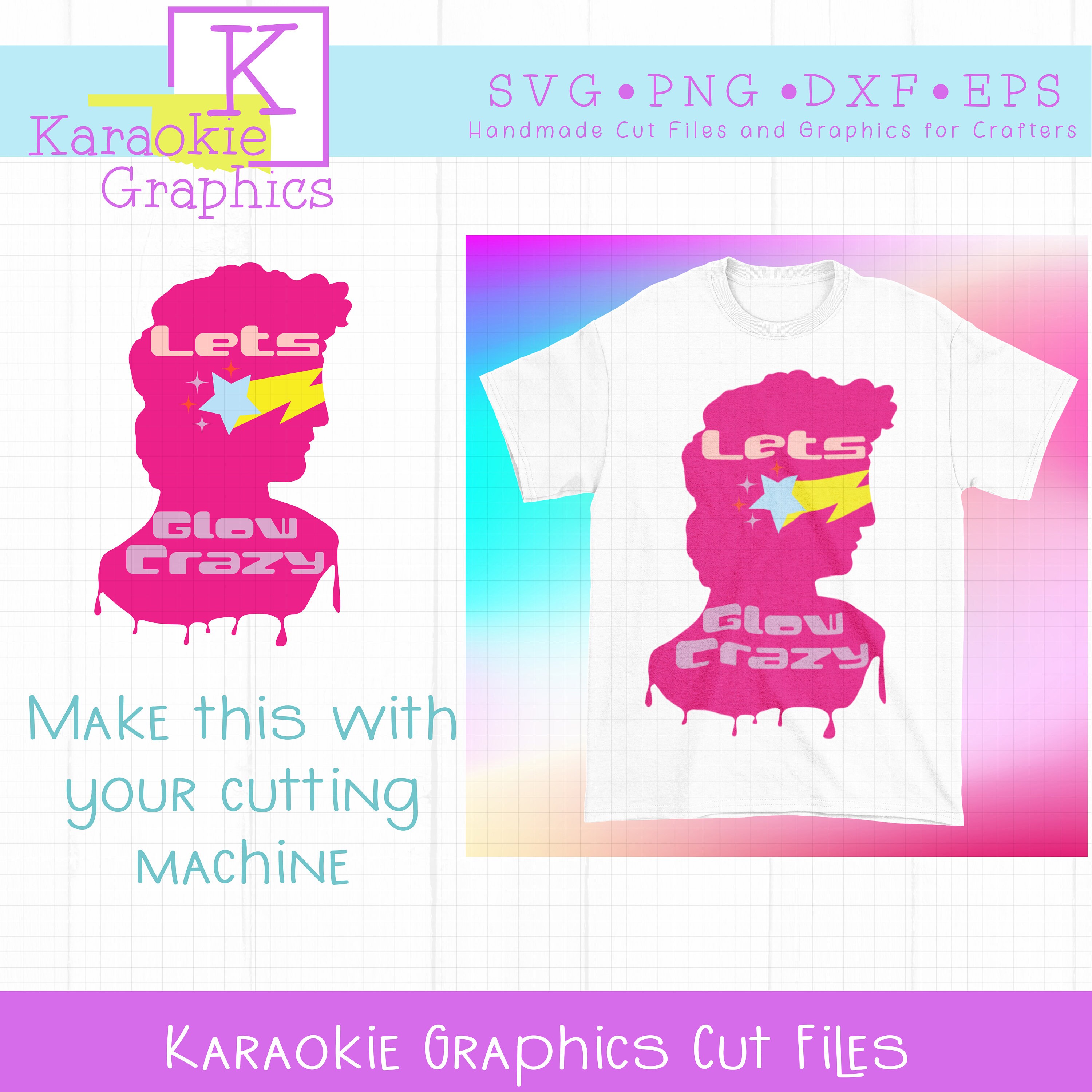 Let's Glow Crazy Neon Party SVG 90s SVG Y2k Rave SVG - Etsy