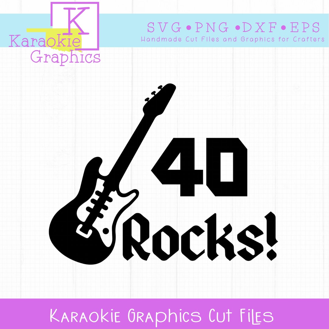 40 Rocks 40th Birthday SVG, 30th Birthday Svg for Shirt, Gift for Women ...