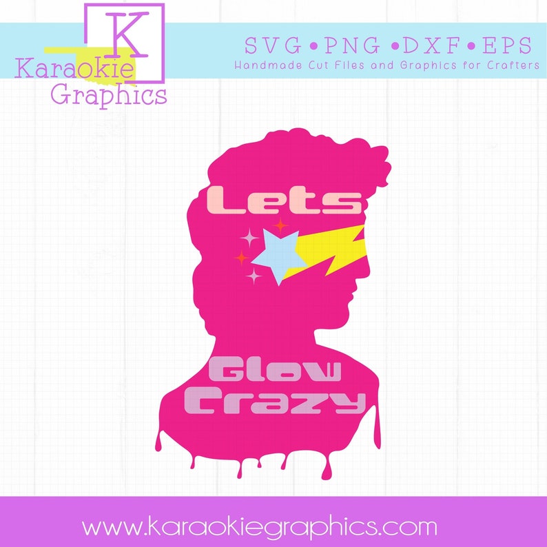 Let's Glow Crazy Neon Party SVG 90s SVG Y2k Rave SVG - Etsy