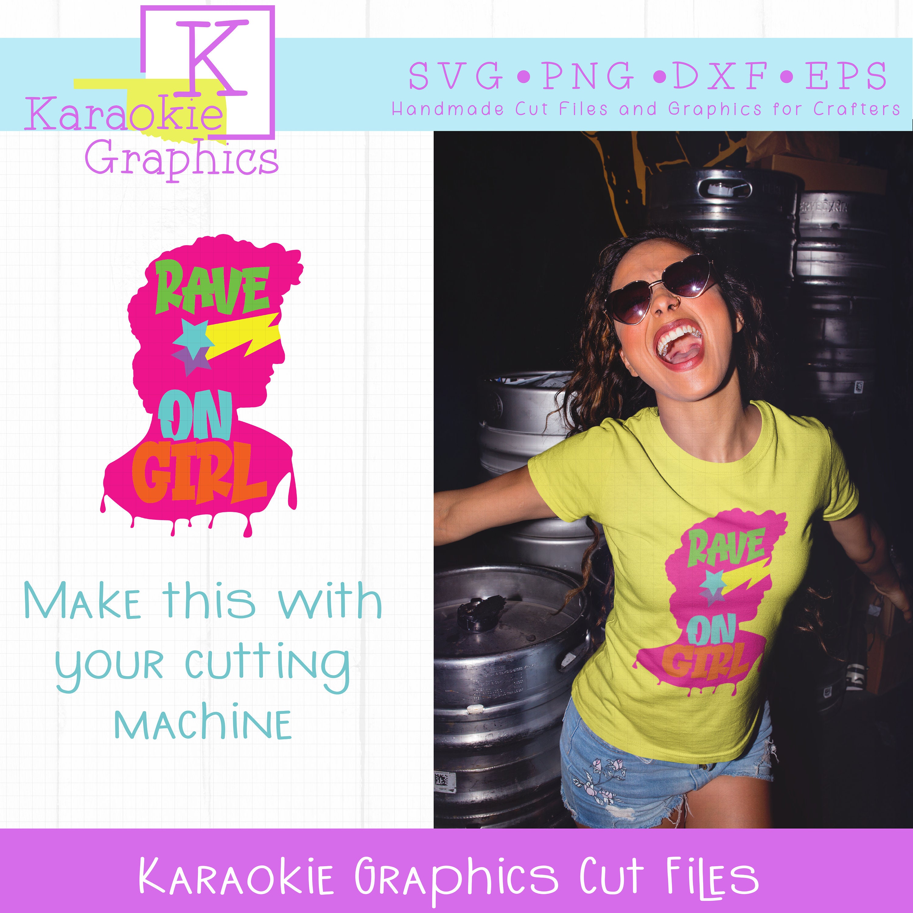 Neon Glow Party SVG PNG for Rave Party Shirts Neon Party - Etsy