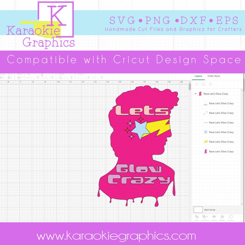 Let's Glow Crazy Neon Party SVG 90s SVG Y2k Rave SVG - Etsy