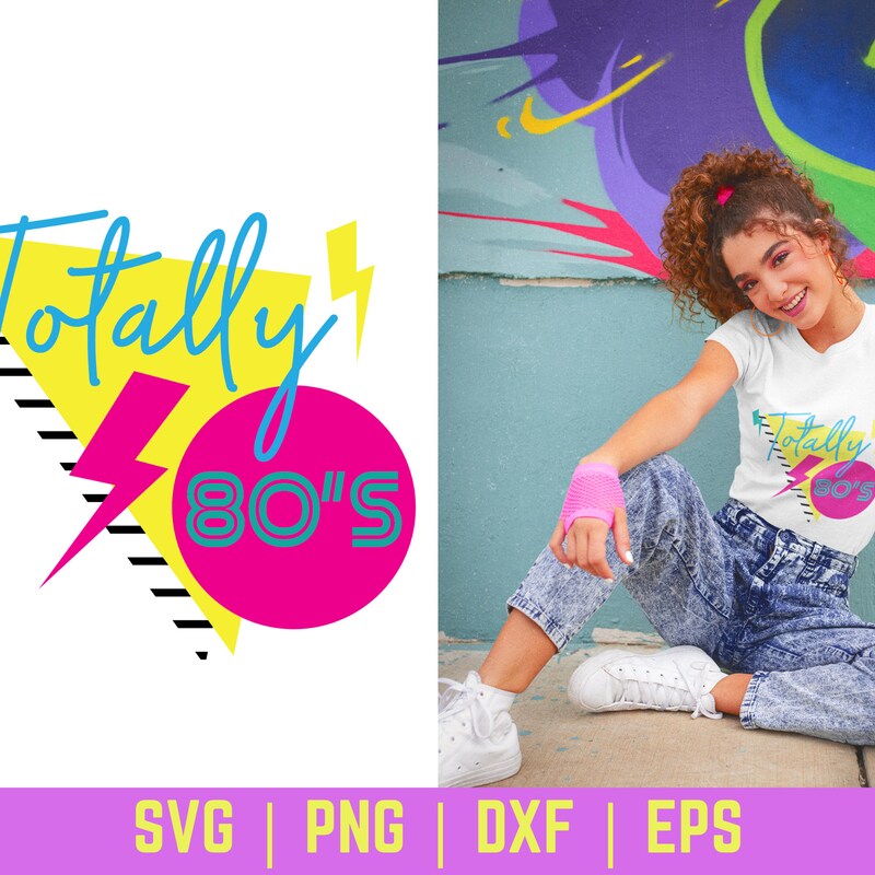 80s Theme Svg - Etsy