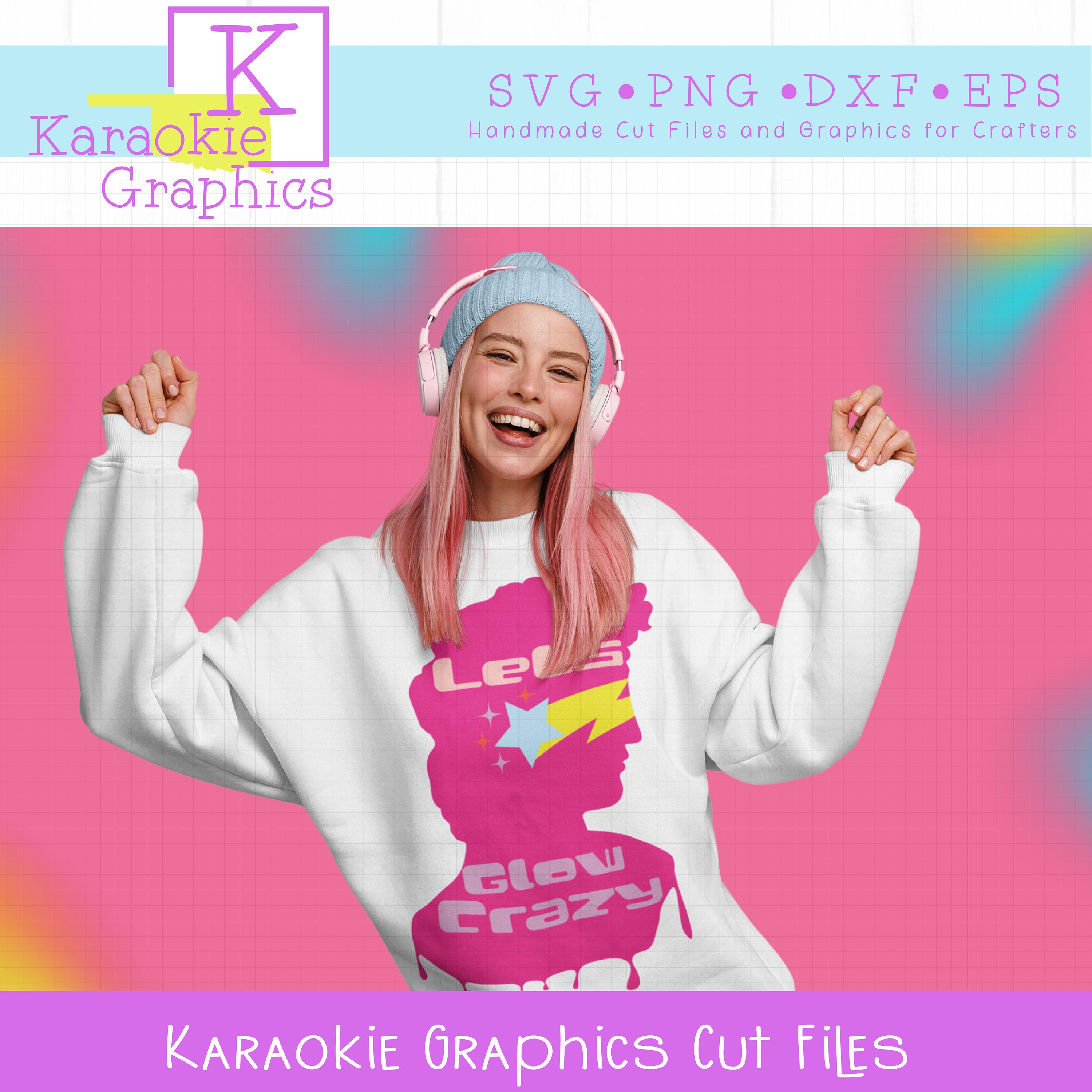 Let's Glow Crazy Neon Party SVG 90s SVG Y2k Rave SVG - Etsy