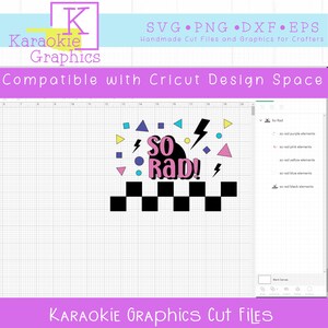 Totally Rad SVG, DXF, PNG, 80's Svg, Eighties Svg, Retro 80s Svg, Love ...