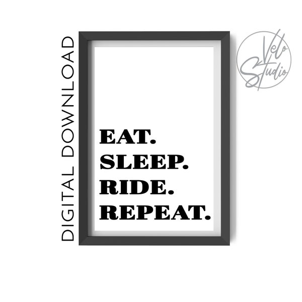 Eat Sleep Ride - Etsy
