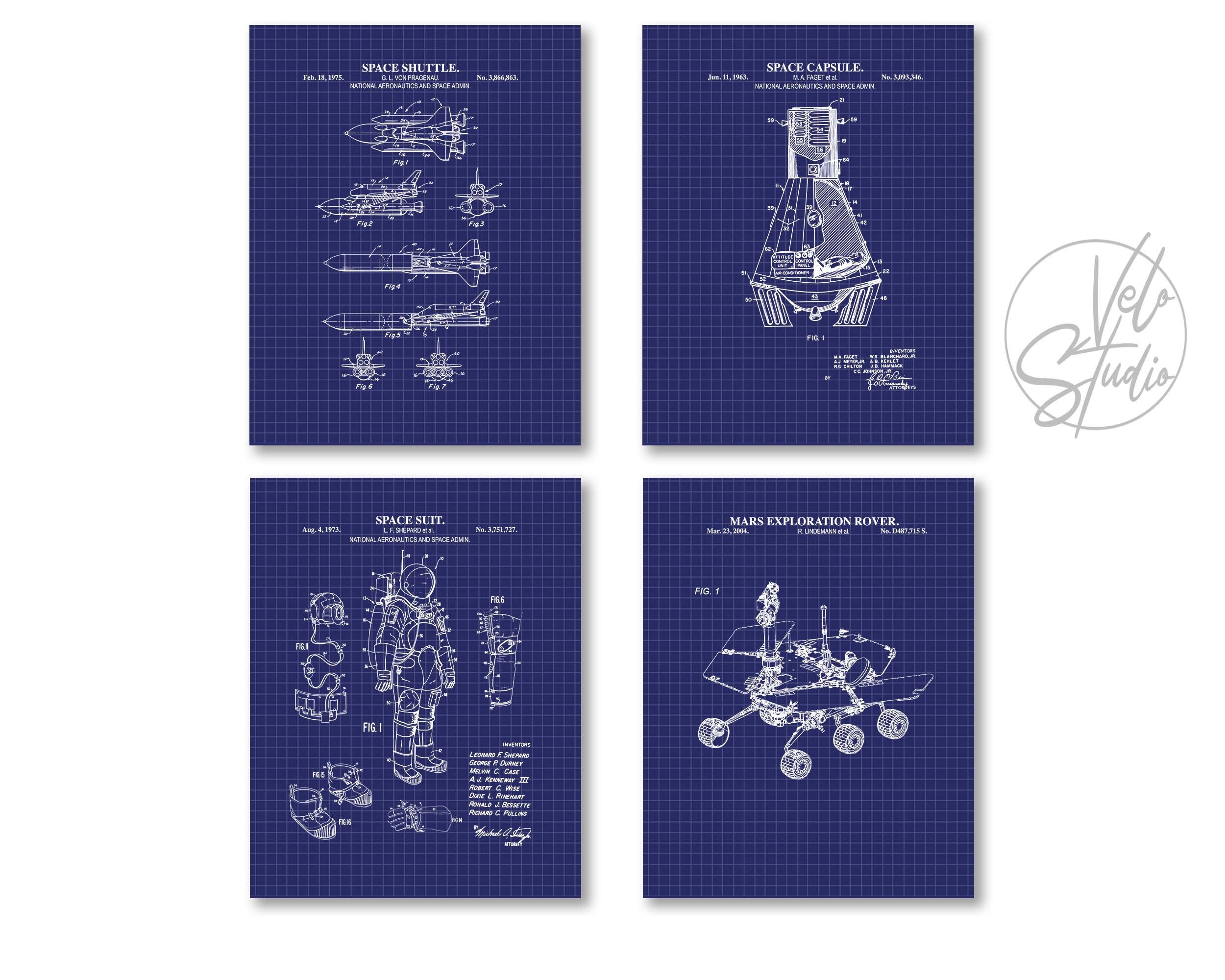 Robot Mars Rover Blueprints