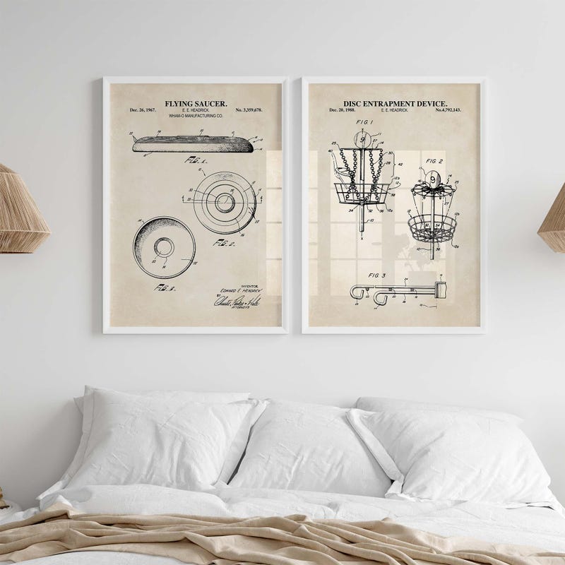 Patent Flying Saucer - Etsy