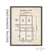 Pickleball Wall Art Pickleball Court Diagram Blueprint Drawing ...
