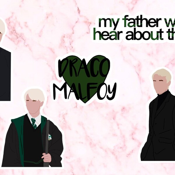 Draco Malfoy Svg - Etsy