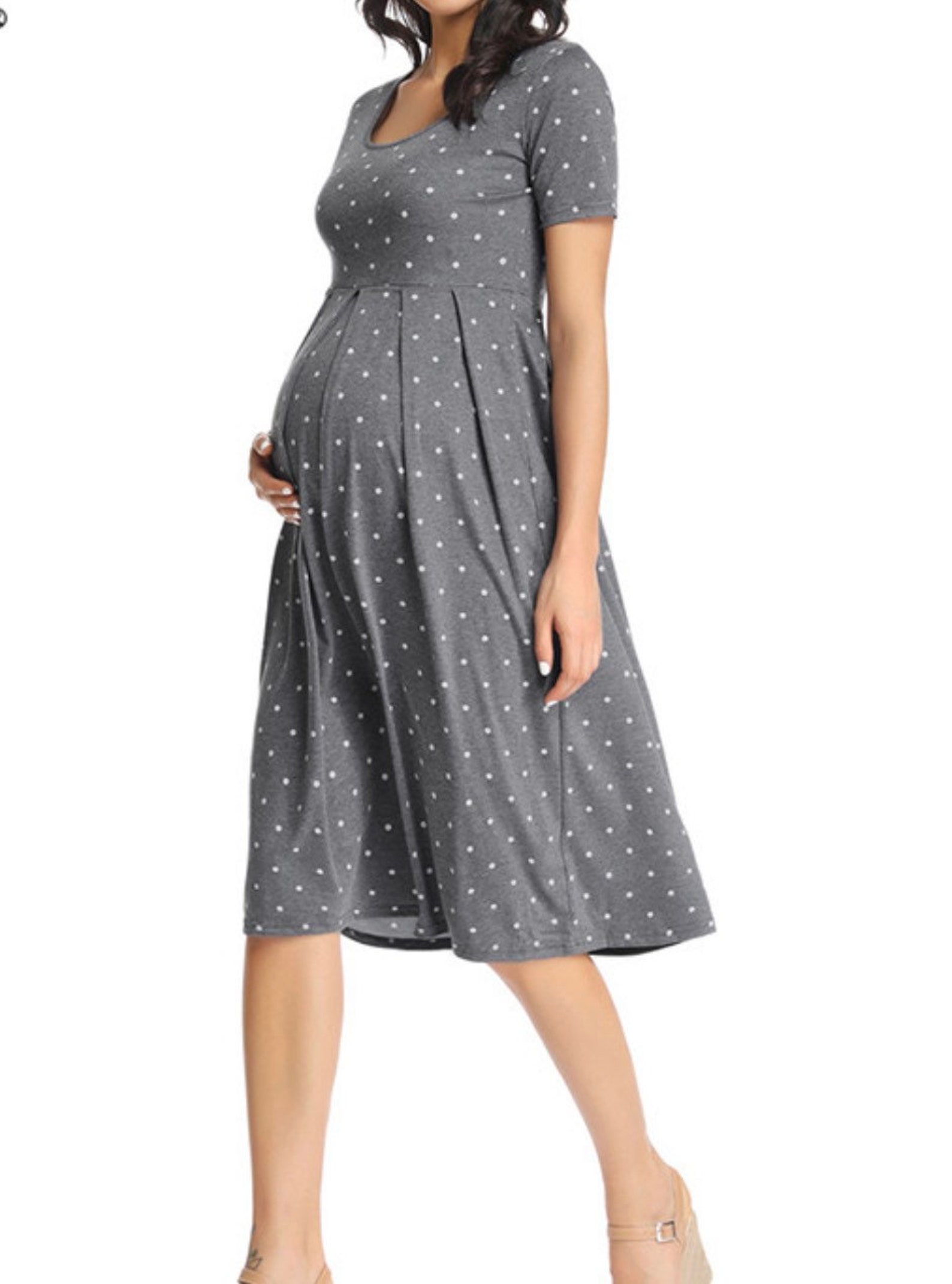 Womens Floral Short Sleeve Loose Maternity Dresses Pregnancy - Etsy