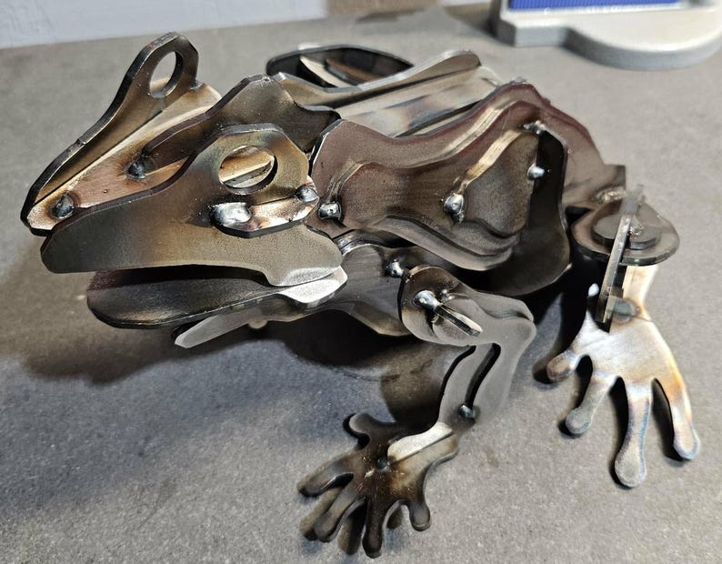 3D Metal Frog Weld Kit File | CNC Laser Cut DXF (digital File Only) - Etsy