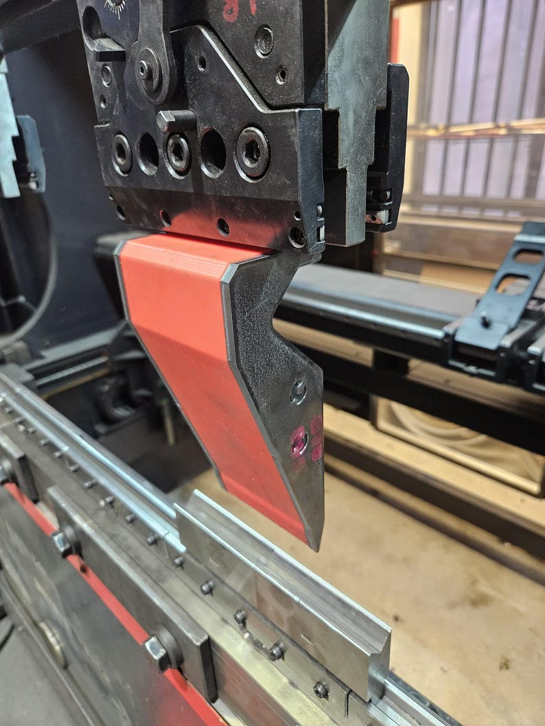Custom Press Brake Punch – Gooseneck Style – DXF, STEP & STL Files ...