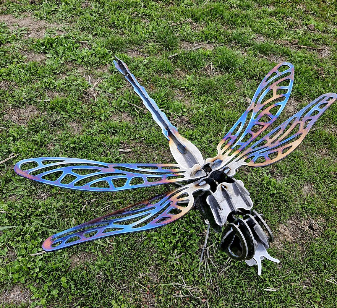 3D Dragonfly Welding Puzzle: CNC Cut File (digital Download) - Etsy
