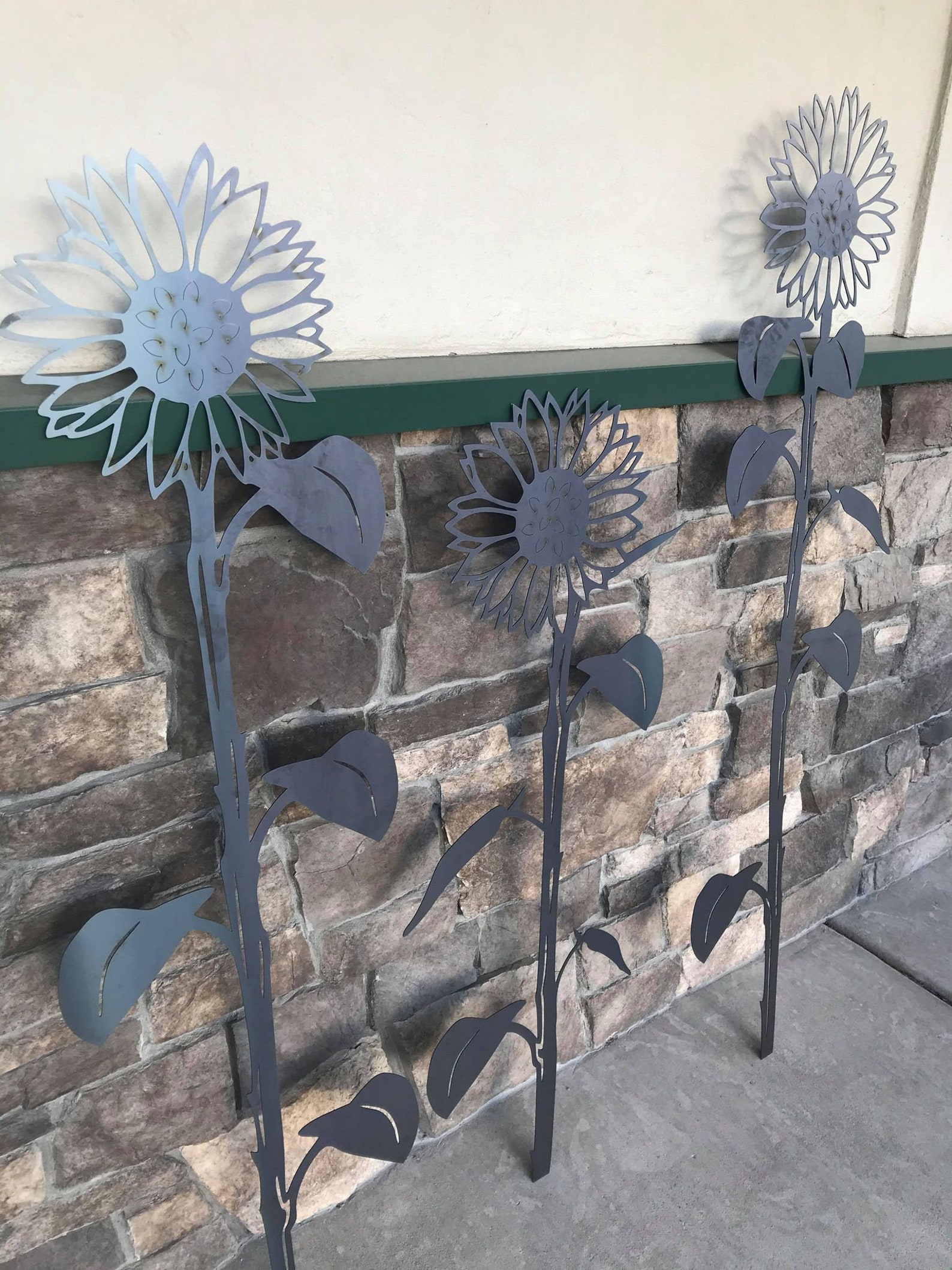 Metal Sunflowers High Definition Sunflower Wall Art Large Flower Wall ...