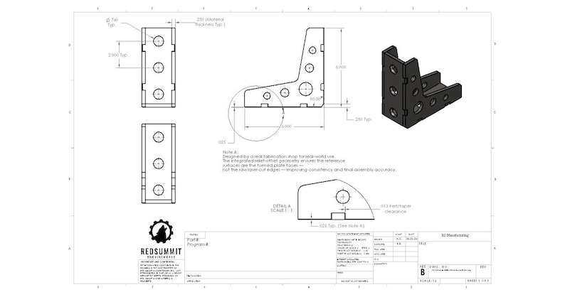 6 po. Fichiers DXF et STEP carrés Fabricator Shop | de soudage plasma ...