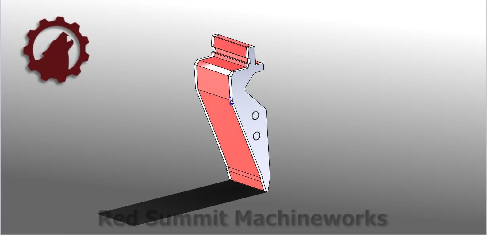 Custom Press Brake Punch – Gooseneck Style – DXF, STEP & STL Files ...