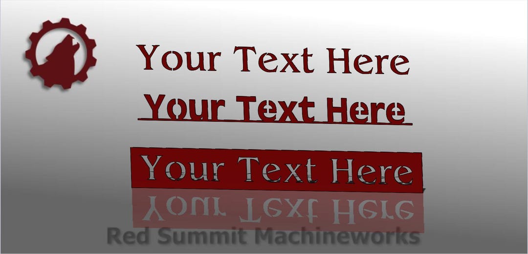 Personalized Laser Cut Name File | Custom Text DXF Digital Download - Etsy