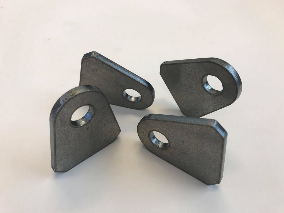 Metal Flat Bottom Welding Tabs With 1/2 Inch Hole - Etsy