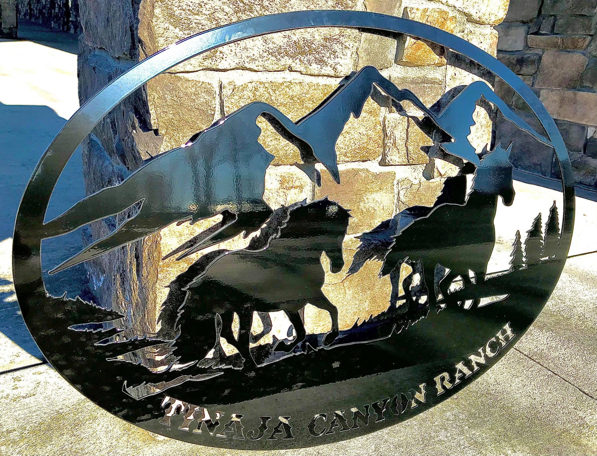 Ranch Entrance Metal Home Sign High Definition Family - Etsy