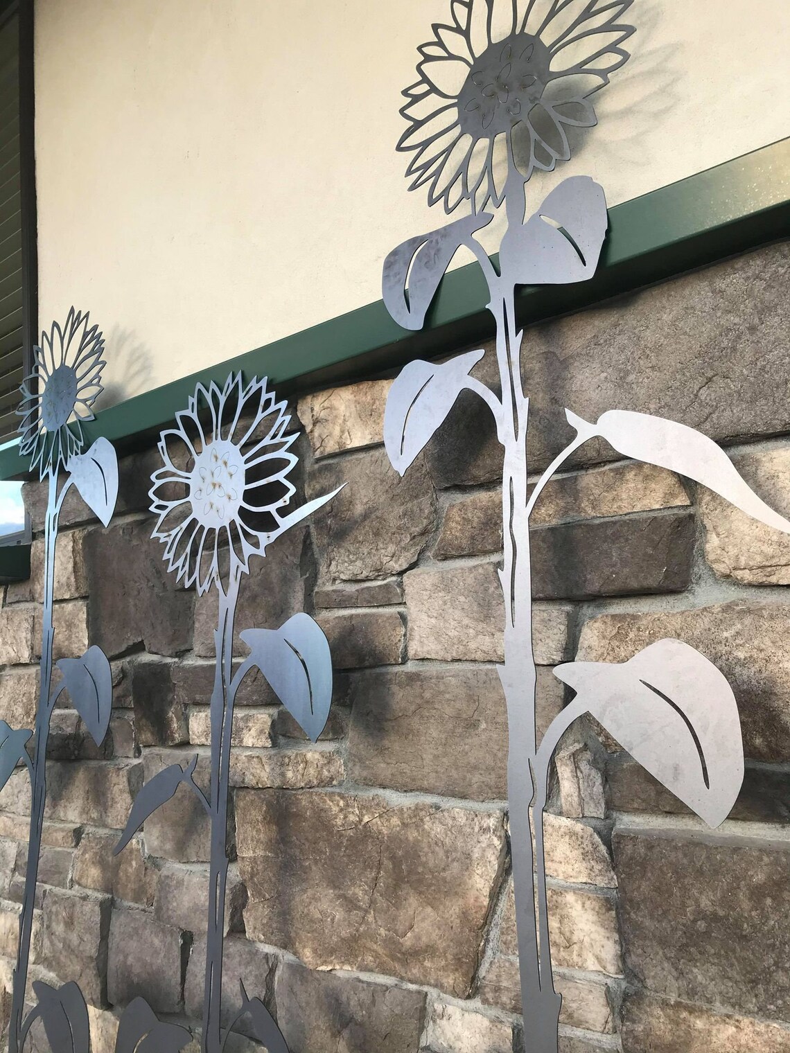 Metal Sunflowers High Definition Sunflower Wall Art Large | Etsy