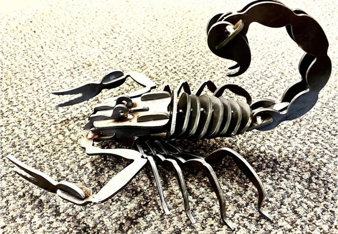 3D Weld-together Scorpion Puzzle: Metal Fabrication Art (DXF) - Etsy
