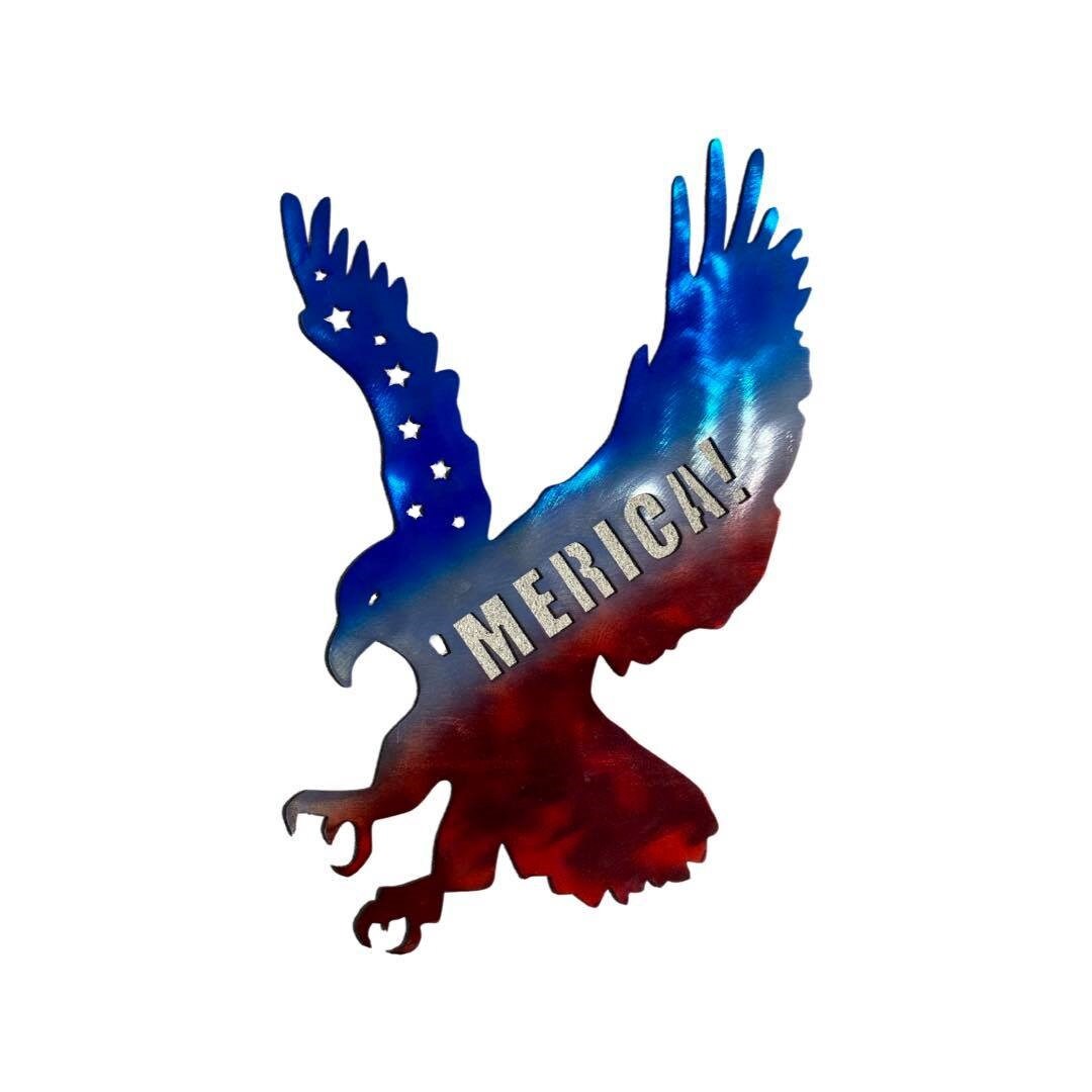 America Screaming Eagle With Stars | High Definition LASER Cut ...