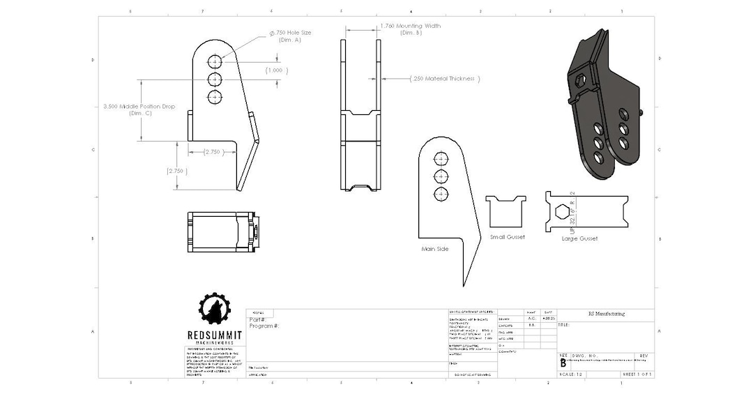3 and 4 Link Panhard / Trackbar Frame Mount (minimal Bending Required ...