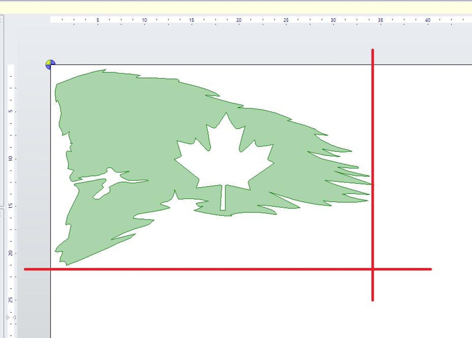 Tattered Canadian Flag DXF File | CNC Laser Cut Ready | Digital ...