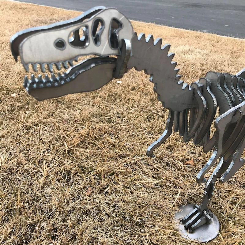 Metal Art T Rex - Etsy