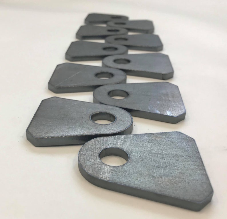 Metal Flat Bottom Welding Tabs With 1/2 Inch Hole - Etsy