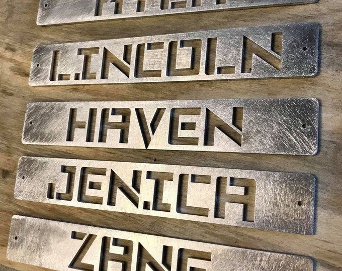 Metal Name Plates Personalized High Definition Name Plaques Custom ...