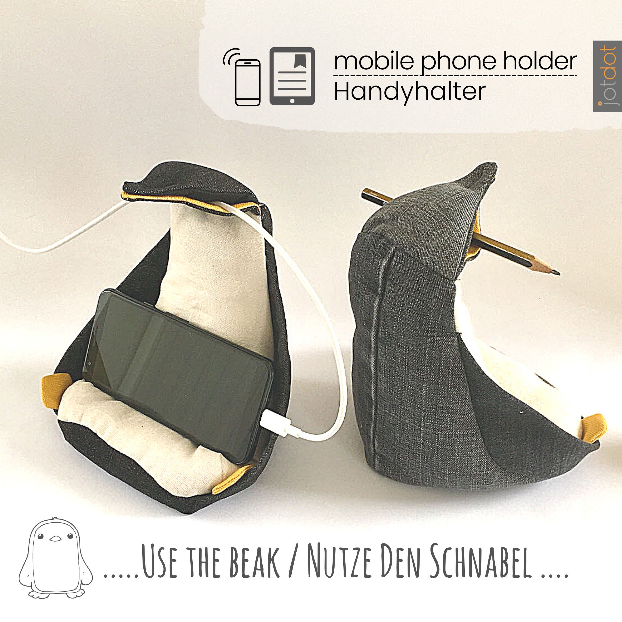Pdf Phone Pillow Penguin Sewing Pattern Digital Download - Etsy