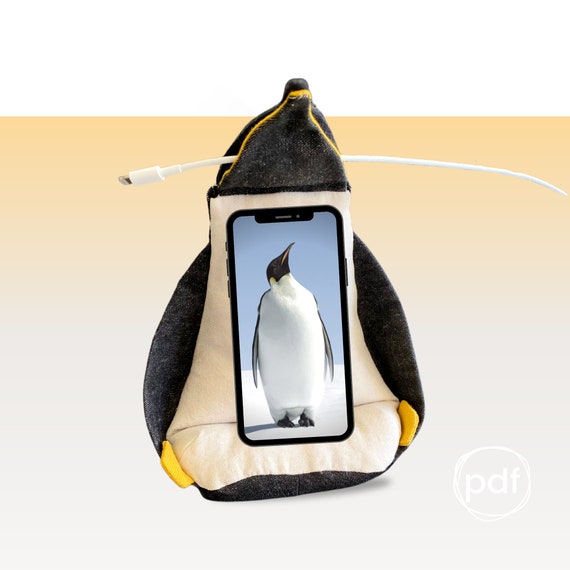 Pdf Phone Pillow Penguin Sewing Pattern Digital Download - Etsy