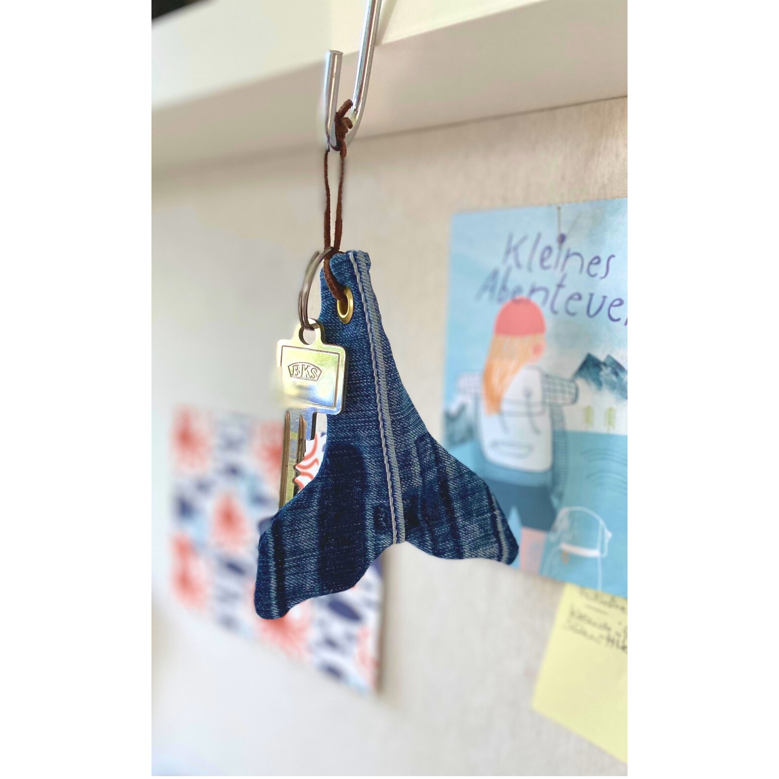 Keychain Pattern / Upcycling Denim / Whale Sewing Pattern + Tutorial ...