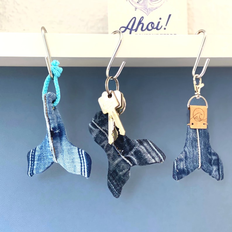 Keychain Pattern / Upcycling Denim / Whale Sewing Pattern - Etsy