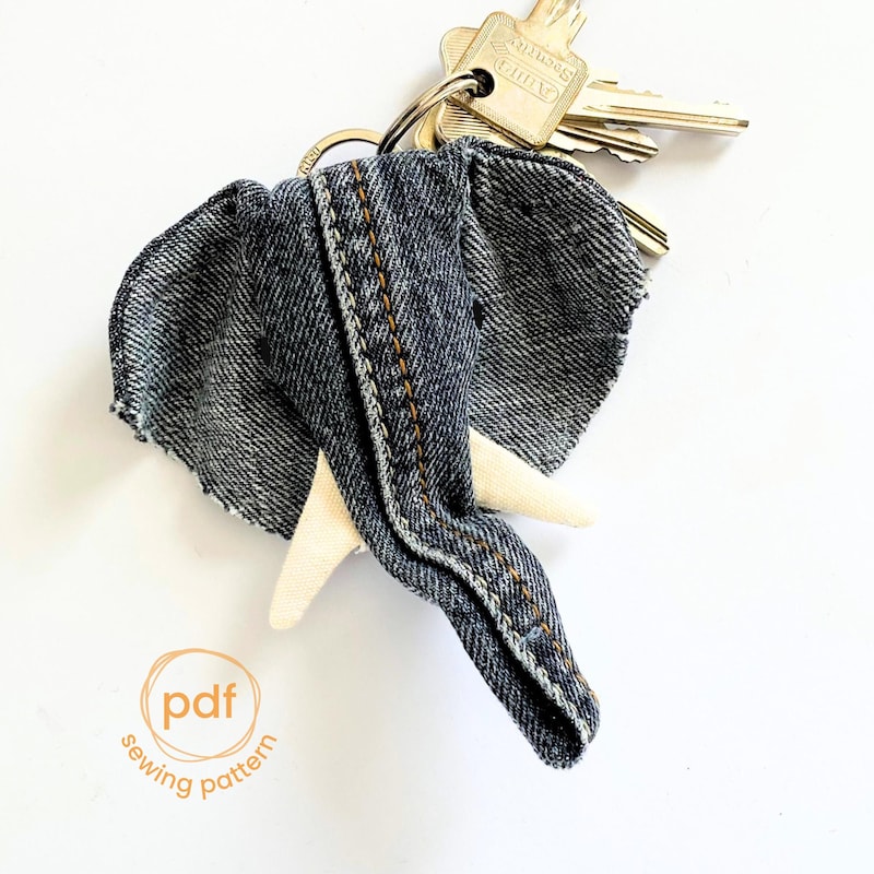 Elephant Book Keychain - Etsy