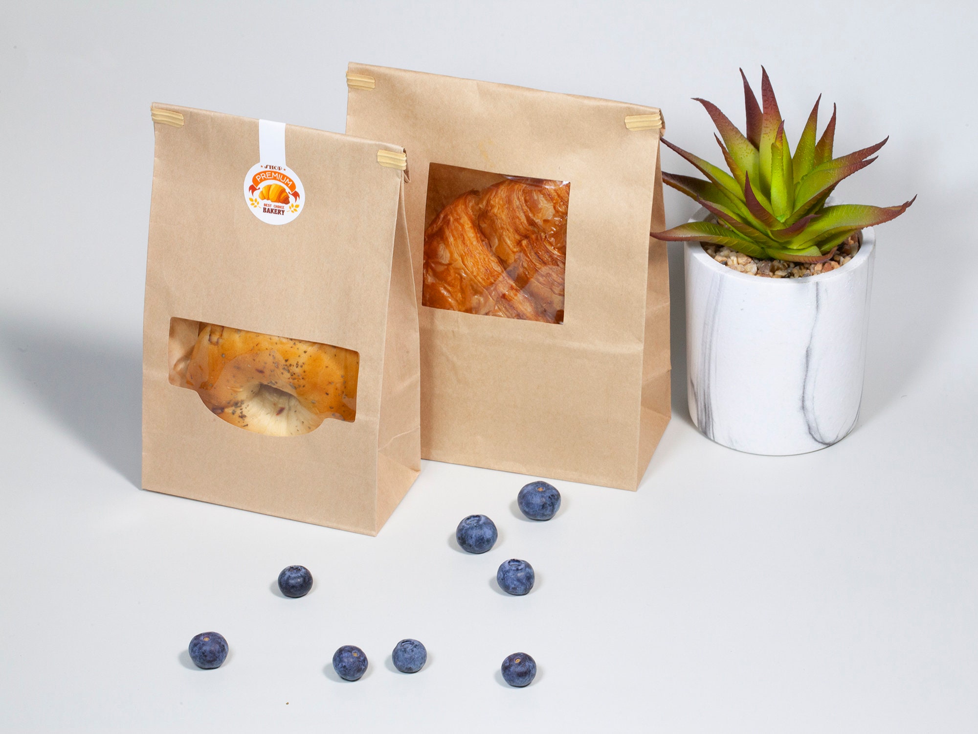 Kraft Bakery Bags Window & Gusseted Treat Insert Bags - Etsy