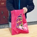 Custom Hot Pink Poly Bags, Full Color Print Personalized Packaging ...