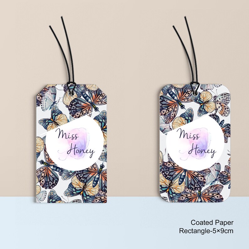 Coated Paper Coated Paper Hang Tags Clothes Hat Tags With - Etsy