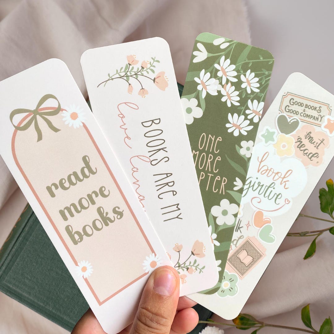 Imperfect Bookmark Set Mystery Grab Bag Slight Misprints Misaligned ...