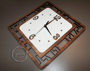 Square Wall Clock - Etsy