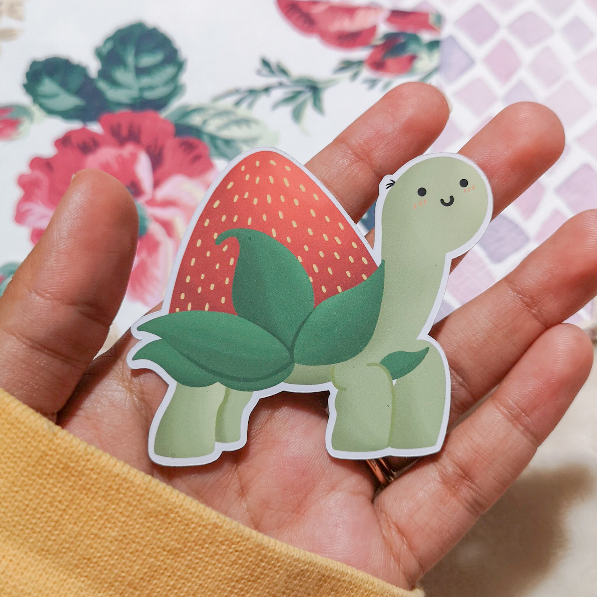 Materials Paper, Party & Kids Happy Cute strawberry turtle tortoise ...