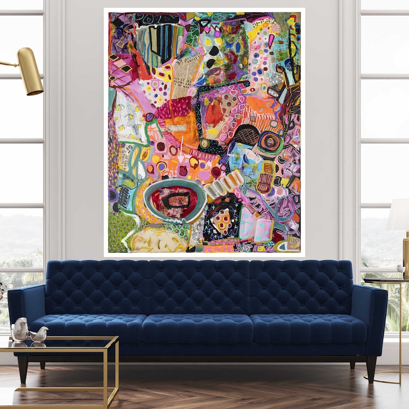 Purple Mixed Wall Art - Etsy