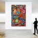 Over the Rainbow - Abstract Expressionism Canvas Print, Modern Home ...