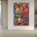Over the Rainbow - Abstract Expressionism Canvas Print, Modern Home ...