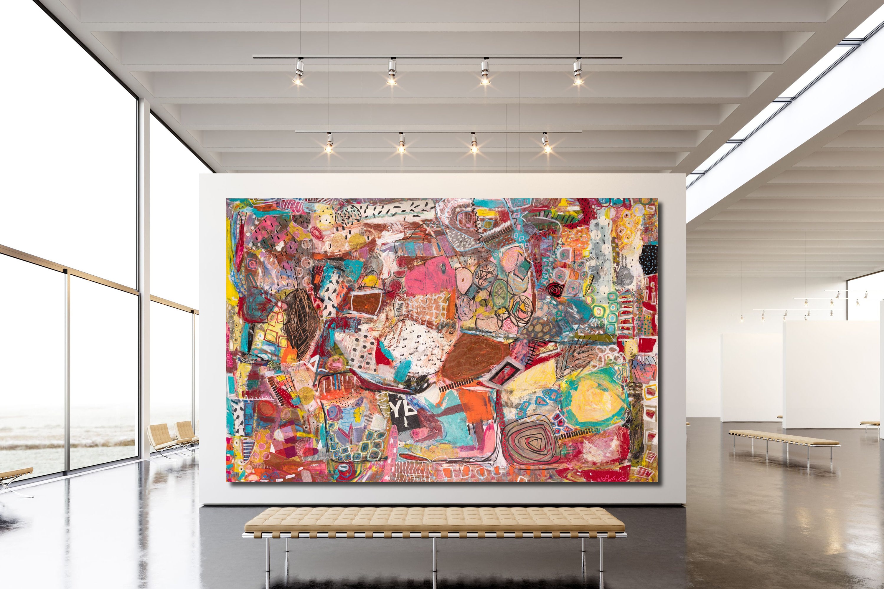 Original Art Print Oversize Abstract Wall Art Print on - Etsy