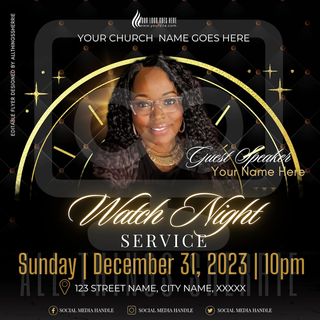 Church Flyer Template: Pastor Appreciation, Anniversary (canva, Digital ...