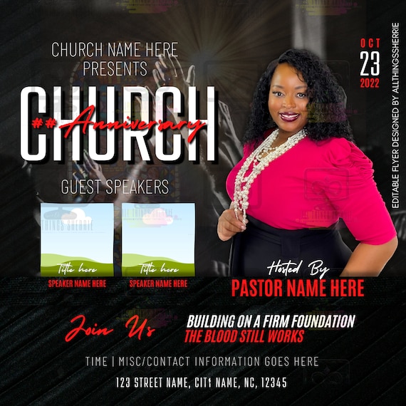 Pastor Appreciation Flyer Ideas